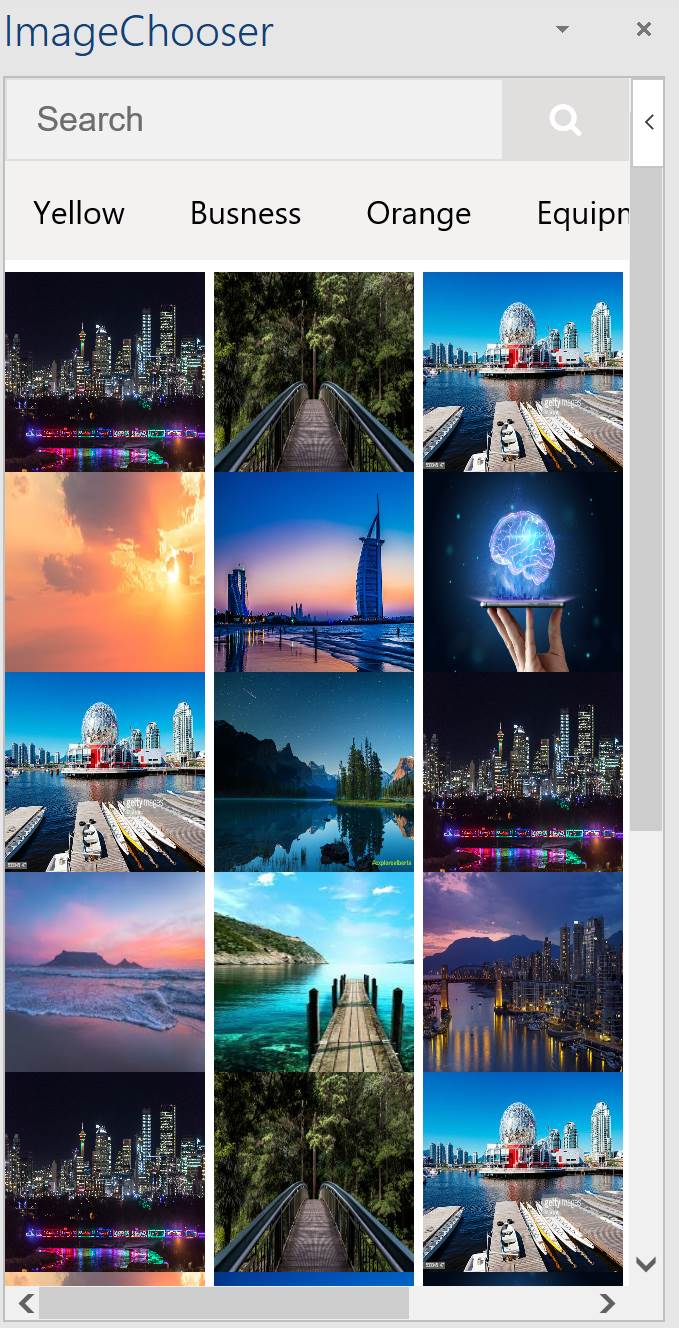 New Image Chooser – Portfolio Javier Carreno